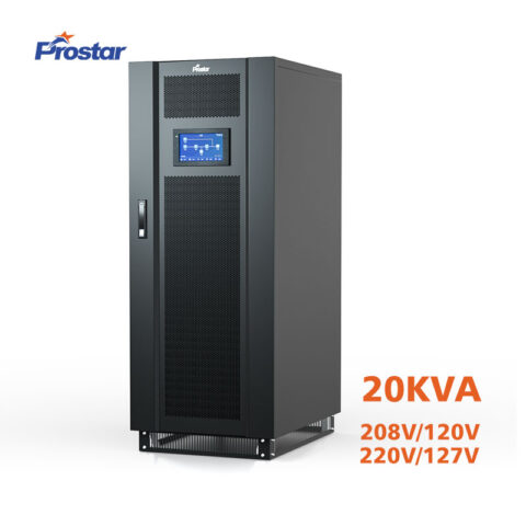 ET20KLV 3 phase 208v double conversion 20kva industrial ups system ...